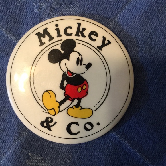 Disney | Accessories | Vintage Mickey Co Button For J G Hook | Poshmark